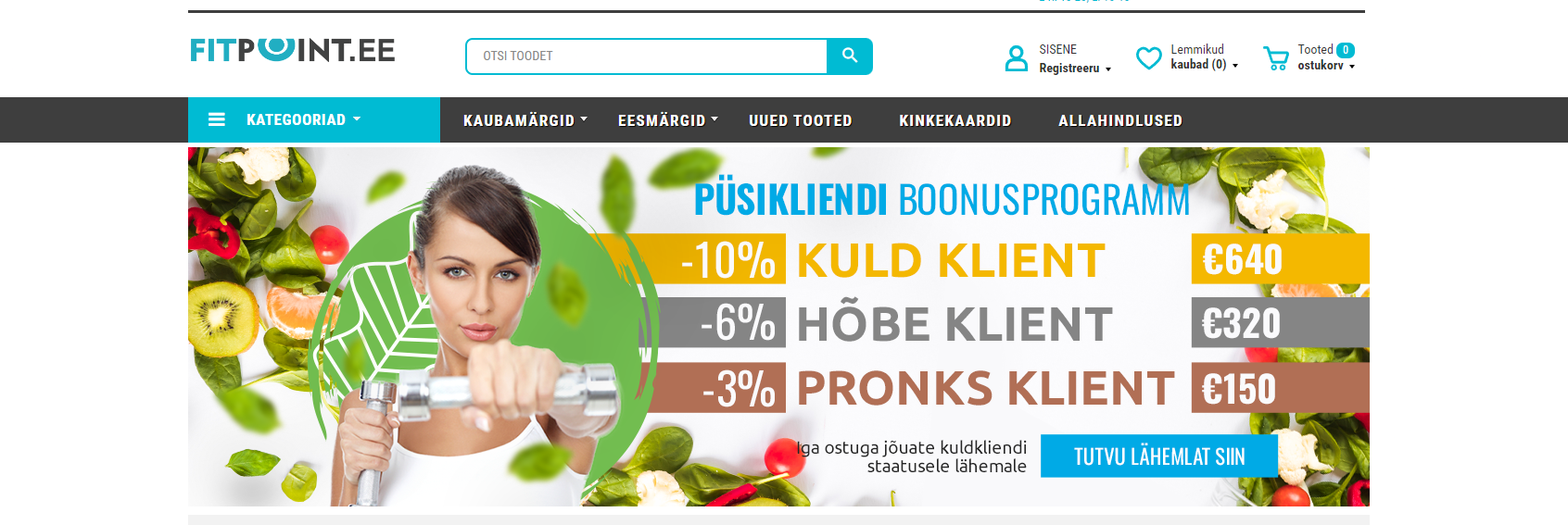 Kõik aktiivsed Fitpoint sooduskoodid [2025]